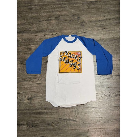 Vintage | Shirts | Vintage 8s Rickey Skaggs Henley Country Band Music T ...
